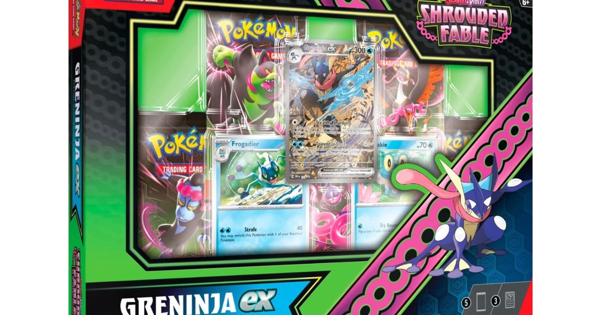 Shrouded Fable - Greninja ex Box - Special Illustration Box | TCG of ...