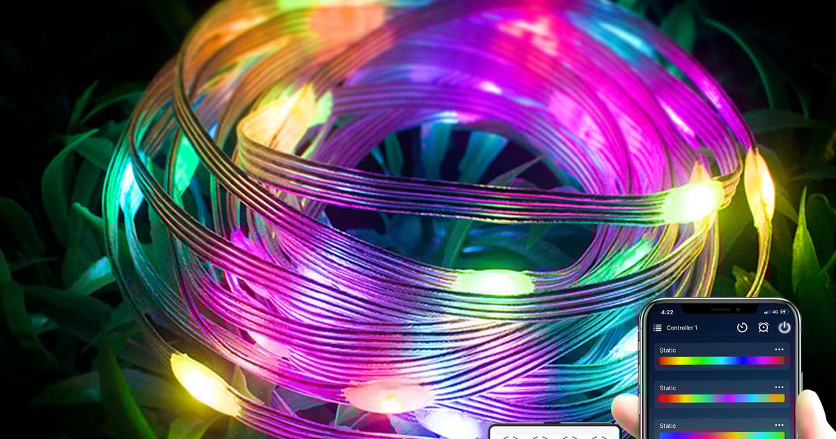 Smart Pixel String Lights (Multicolour), RGBIC | Surplife