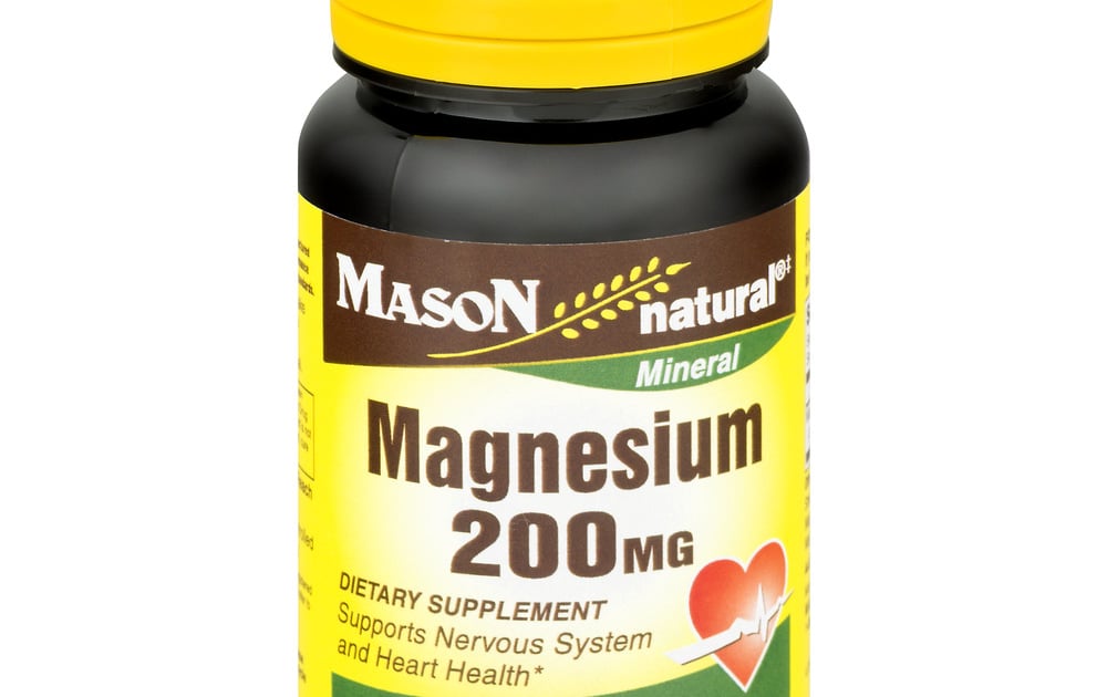 Mason Natural Magnesium Tablets 100 Tabs by Mason | Evolve Specialty ...