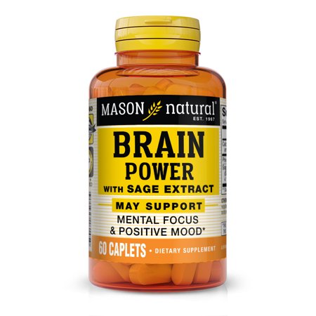 Mason Natural Brain Powder with Sage Extract - 60ct | Evolve Specialty ...