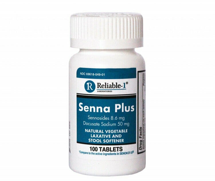 Senna Plus 8.6mg with Docusate 50mg (generic Senokot-S) - Reliable 1 ...