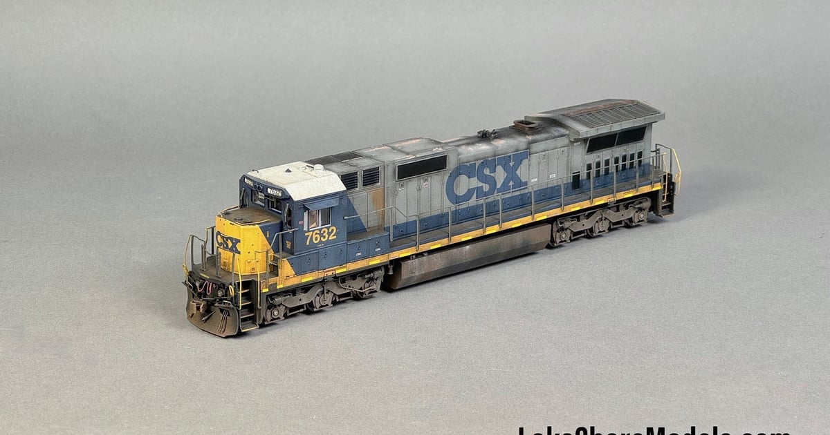 (SOLD) Atlas CSX C40-8 #7632 - ESU V5 DCC/Sound | Lake Shore Models