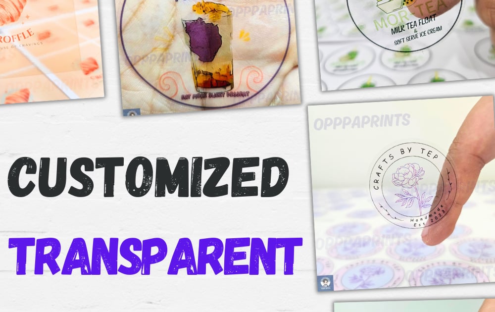Custom Transparent Sticker Labels