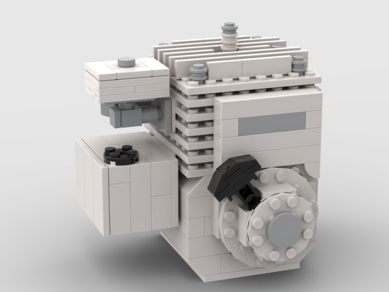 Mini Briggs & Stratton Engine MOC | BlueBrickMOCs