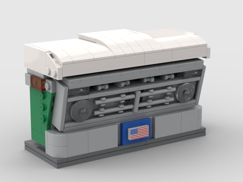 Ford F-100 Grill Display MOC | BlueBrickMOCs