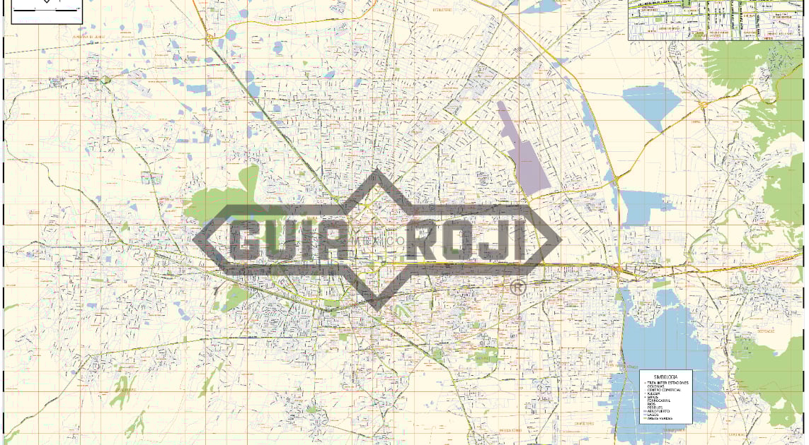 Mapa de ciudad Toluca | Guia Roji