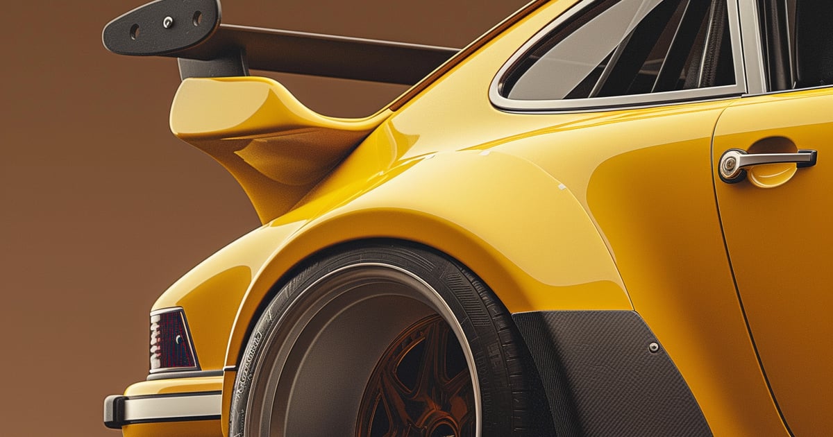 Yellow Porsche 911 by RWB - Le Hari Design Studio | Le Hari Design ...