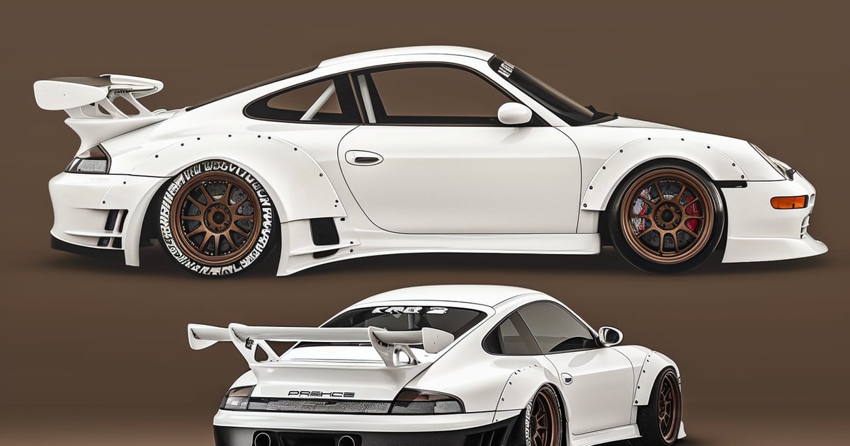 White Porsche 911 by RWB - Le Hari Design Studio | Le Hari Design - Car ...