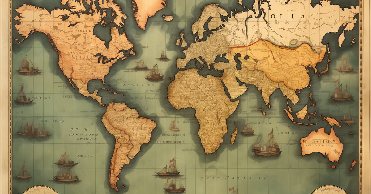 Vintage World Map Bundle-Large Printable | Digi-produx