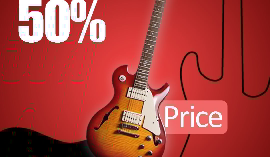 Music Instrument Ad PSD Template - Boost Your Sales Now! | Falco Plume