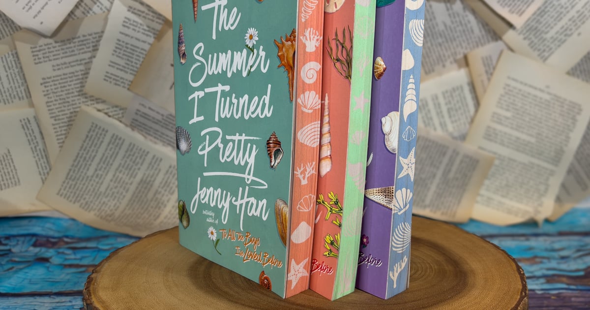 The Summer I Turned Pretty with Stenciled & Sprayed Edges | Lavender ...