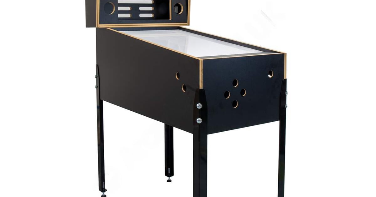 27 Pinball Arcade Cabinet Kit Black - Flat Pack | Knockout Arcades