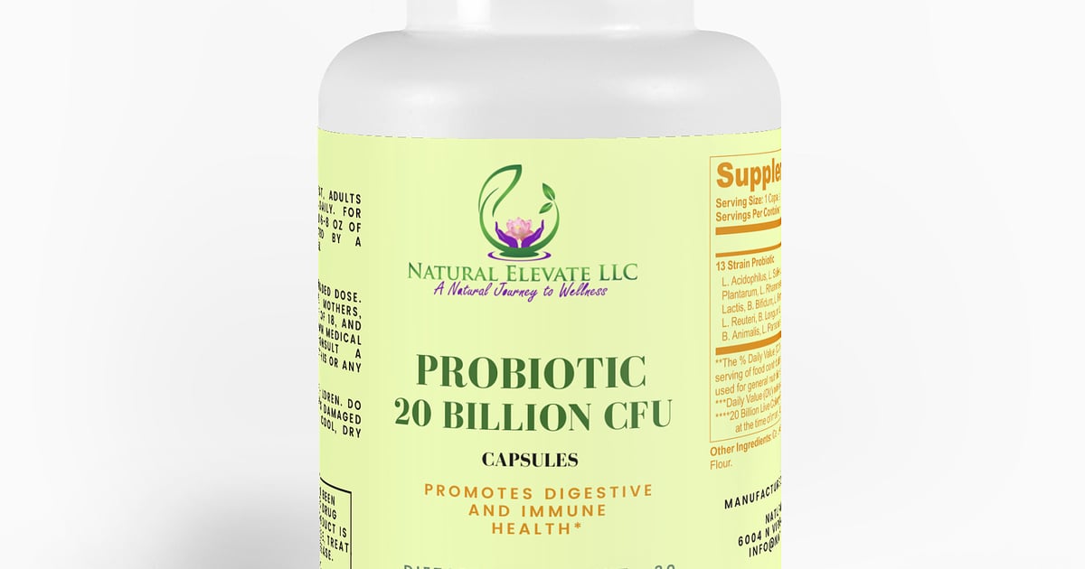 Probiotic 20 Billion | Natural Elevate LLC