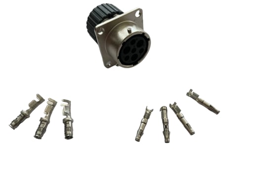 7 Pin Female Connector Kit | Skid Steer Electronics