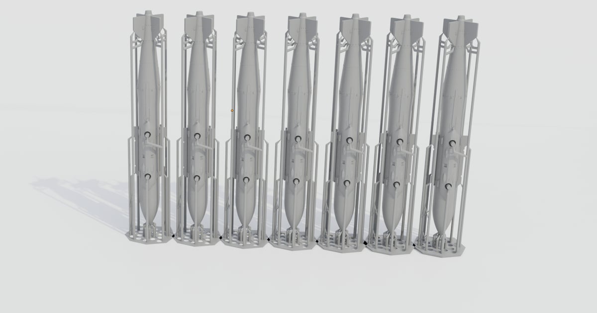 1/72 BLU-109 Bunker Buster (7 pcs) | Kitasava