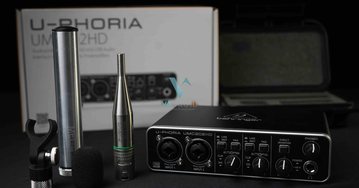 RTA Measurement Behringer umc202hd mic mellab myc3 Italy | VA PRO ID