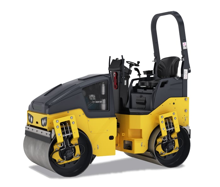 Mini Rolo Compactador Liso 1.2 e 1.5 TON | VM Rental