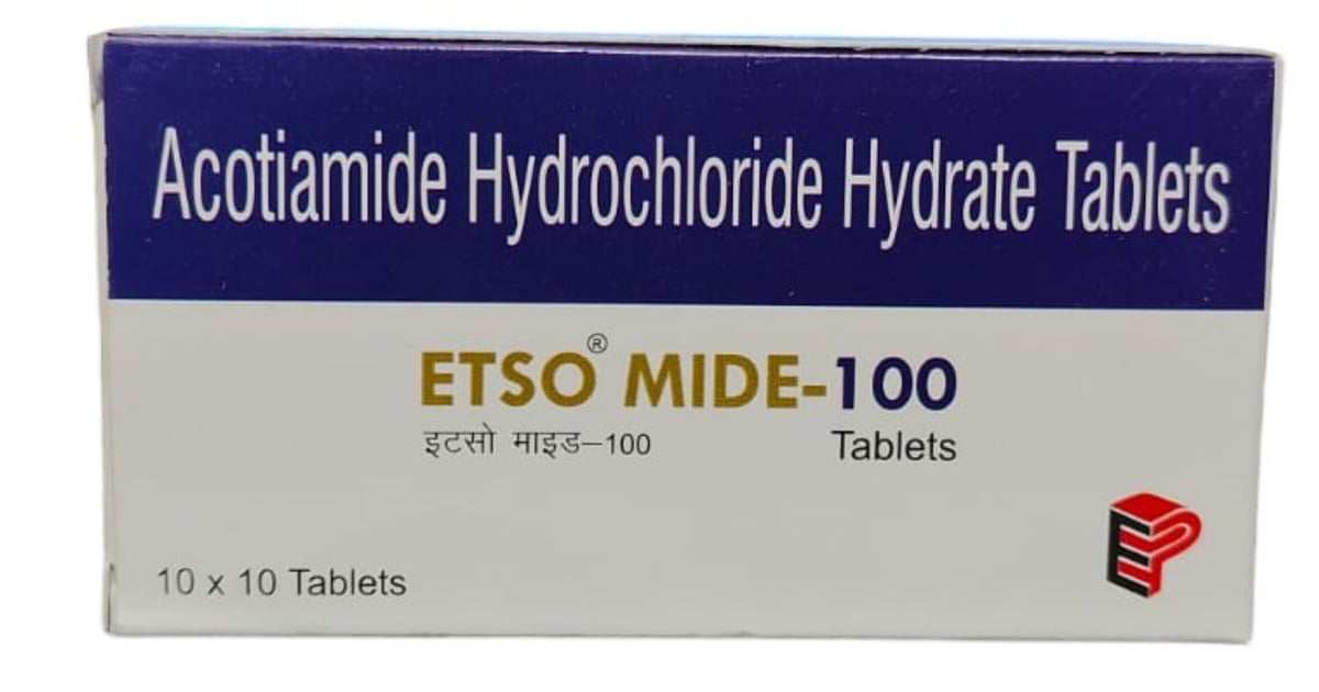 ETSOMIDE 100 Tablets | Exichem Pharmaceuticals