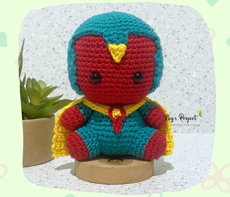PDF Pattern - Vision Crochet Pattern - Vision Amigurumi - Digital File ...