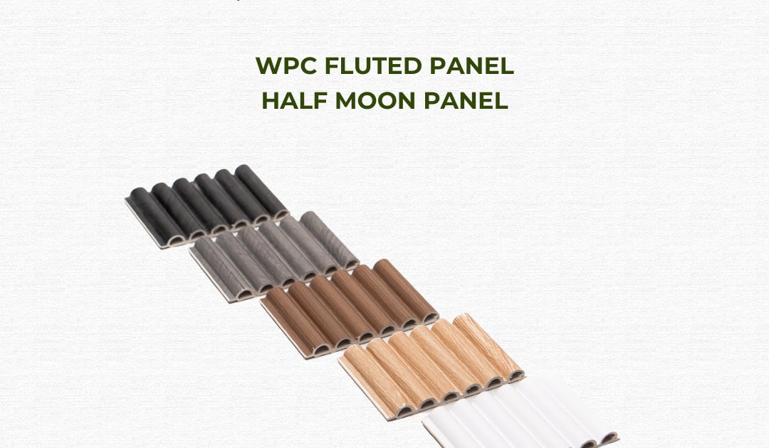 WPC Fluted Panel - Half Moon Panel | Philwood Decor Solutions