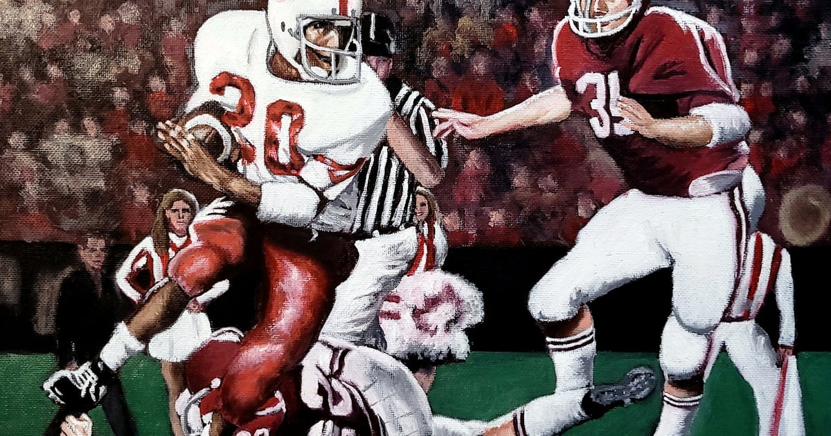 Johnny Rodgers Original Oil on Canvas