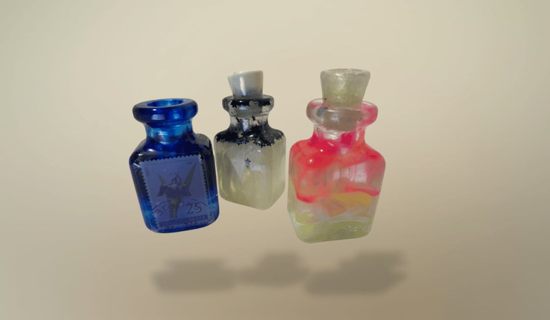 Handcrafted Resin Bottles - Unique & Colorful Charm | Nicola Thomas Design