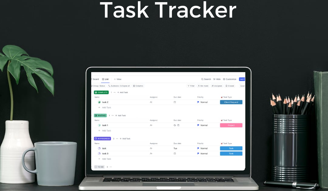 Task Tracker Template | Workday Flo