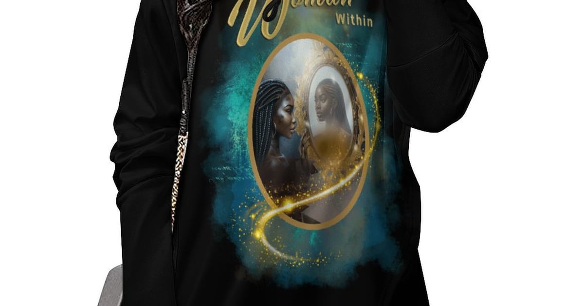 The Total Woman Within Slim Fit Cape Hoodie