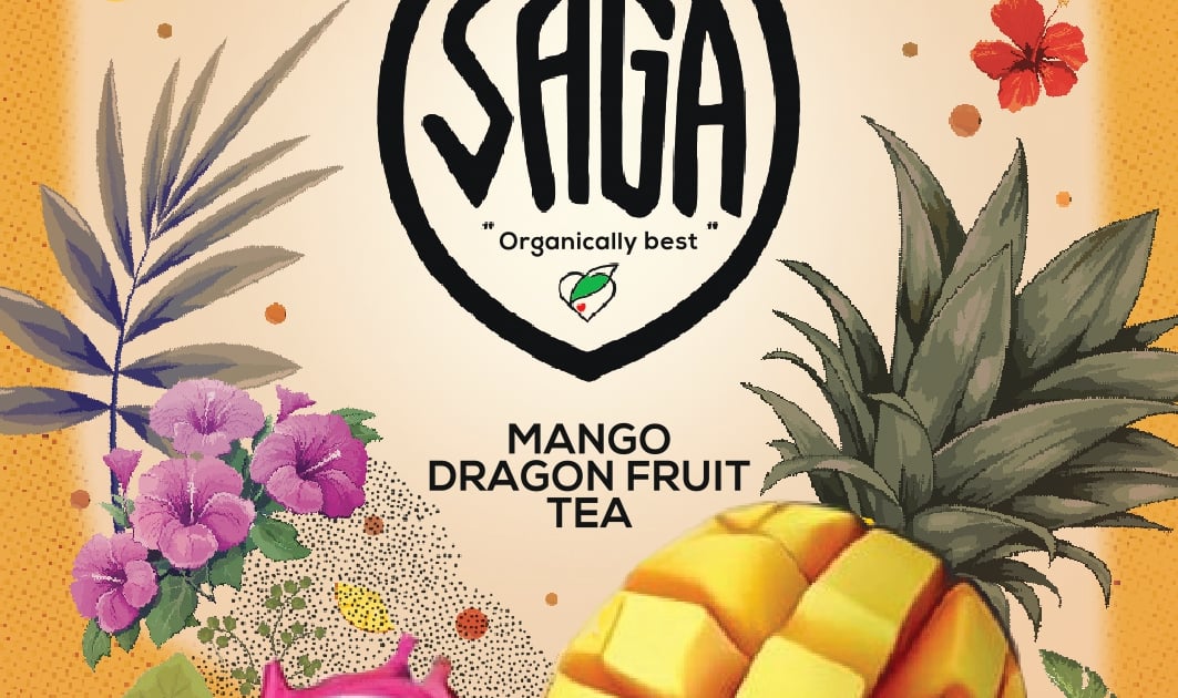Mango Dragon fruit tea | SAGA