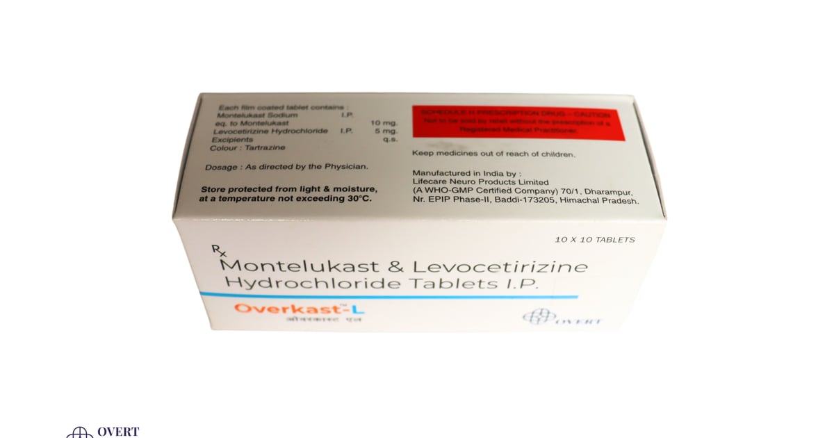 Overkast-L Tablets | Overt Pharmaceutical Pvt. Ltd.
