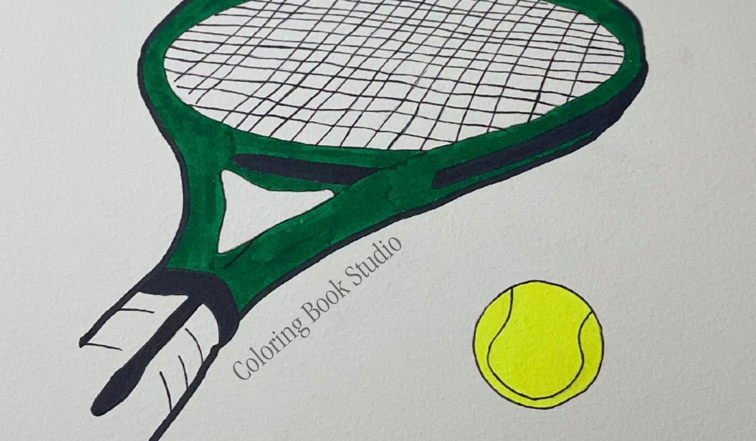 What's All That Racket | Coloring Book Studio Co.