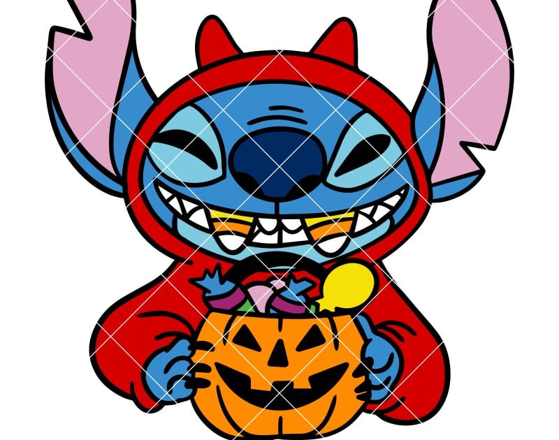 Devil Stitch Candy Svg, Lilo & Stitch Svg, Halloween Svg, Disney Svg ...