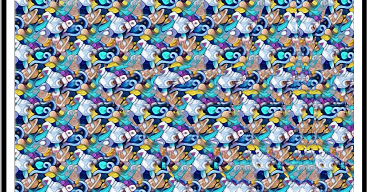 Butterfly 2 Stereogram - Parallel View, Magic Eye Hidden 3D | JMarP ...