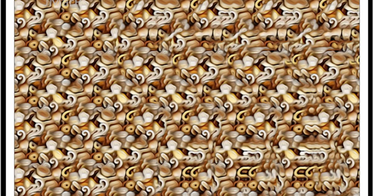 Elephant Stereogram - Parallel View, Magic Eye Hidden 3D | JMarP ...