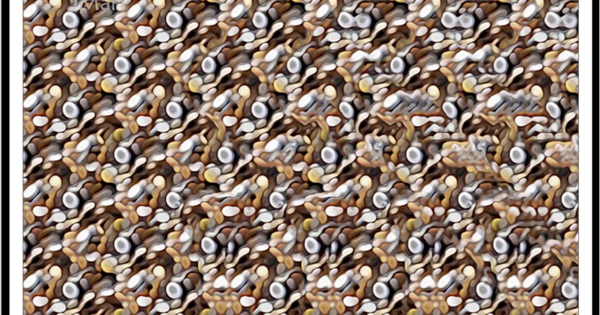 Hammer Stereogram - Parallel View, Magic Eye Hidden 3D Optical Illusion ...