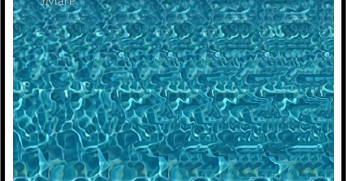 Octopus Stereogram - Parallel View, Magic Eye Hidden 3D | JMarP Stereograms