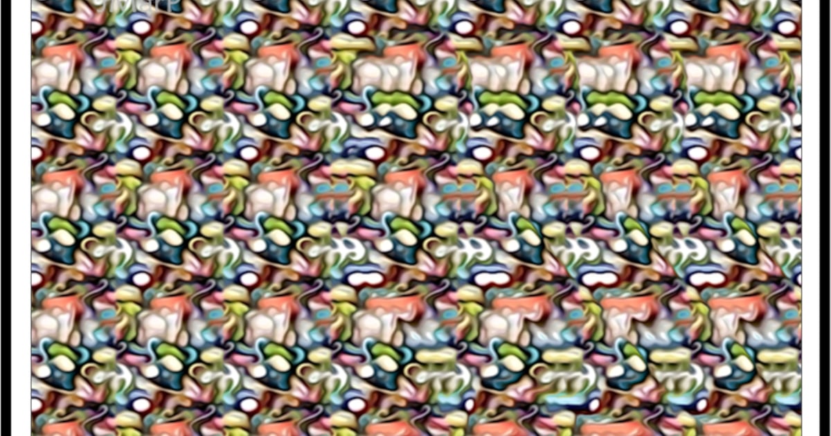 Pigeon Stereogram - Cross-eyed View, Magic Eye Hidden 3D | JMarP ...