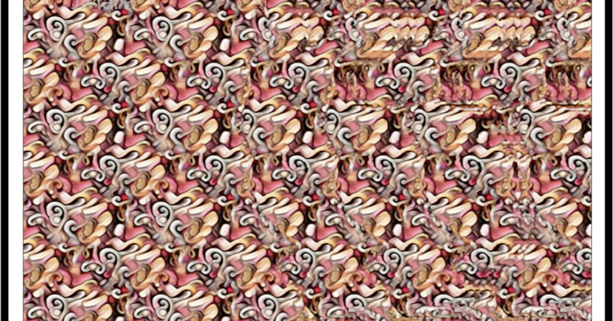 Rabbit Stereogram - Parallel View, Magic Eye Hidden 3D | JMarP Stereograms