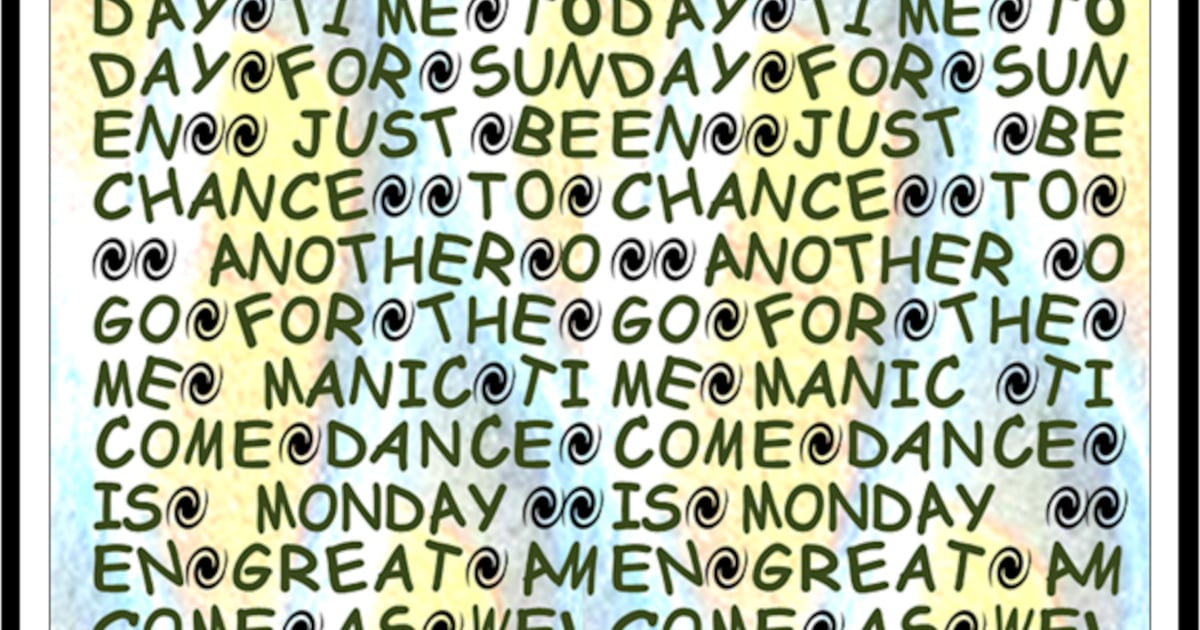 Manic Monday Stereogram - Parallel View, Magic Eye Hidden 3D | JMarP ...