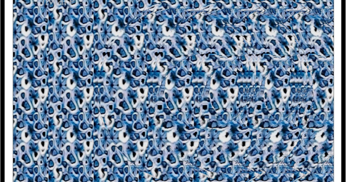 Spiral Stereogram - Cross-eyed View, Magic Eye Hidden 3D Twist ...