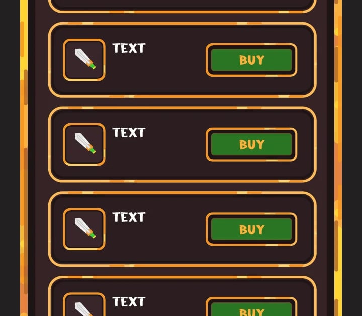 UI Shop Design based on Unity Scroll Tutorial | Grafik Games