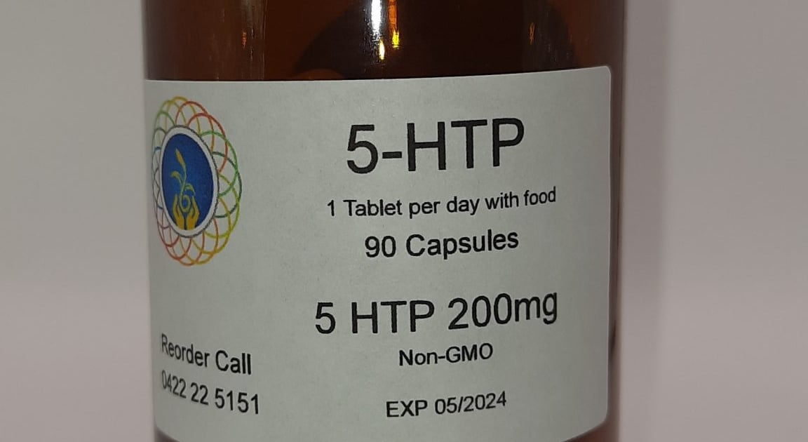 5-HTP, 200 mg, 90 Quick Release Capsules | BENJAMIN MCAVOY