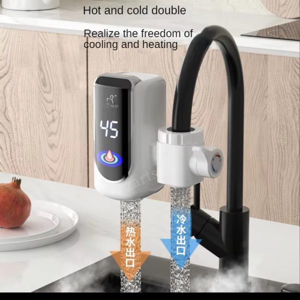 Electric Water Heater Tap Instant Hot Water Faucet Heater-mini geezer ...