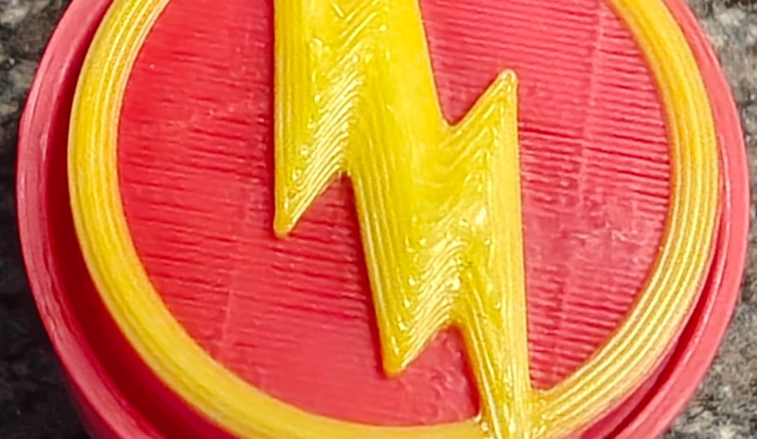 Flash Logo Keychain | TTC3D