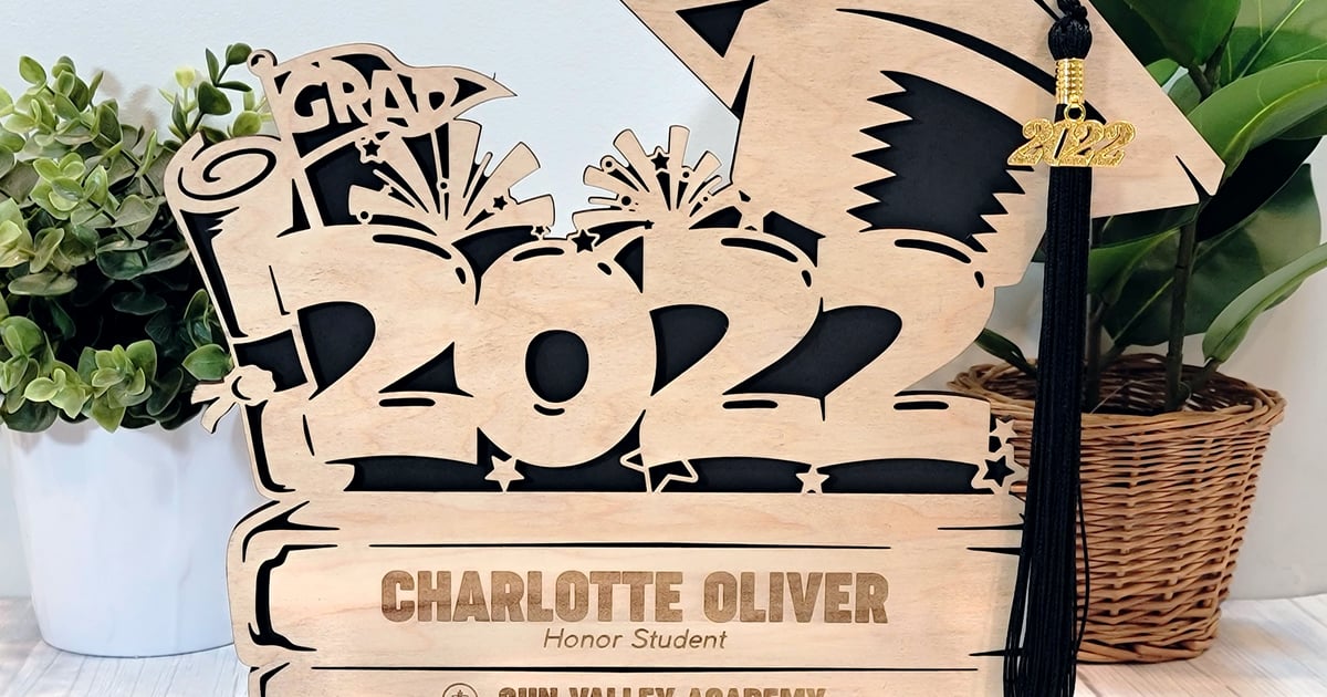 Graduation Desk Plaque | Laser 904