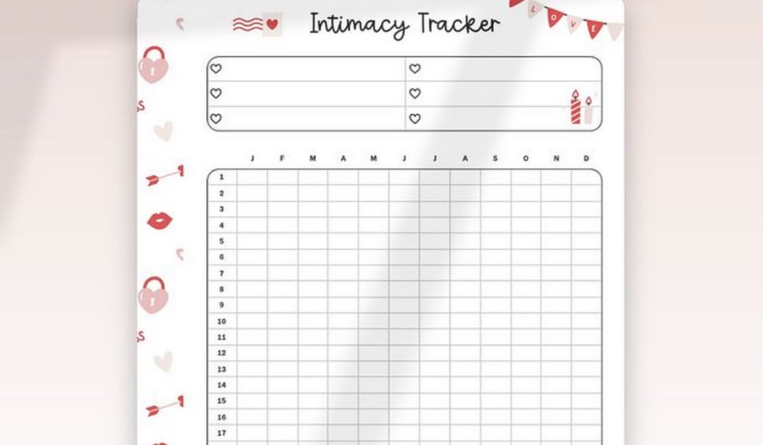Intimacy Tracker | DG Bloom Studio
