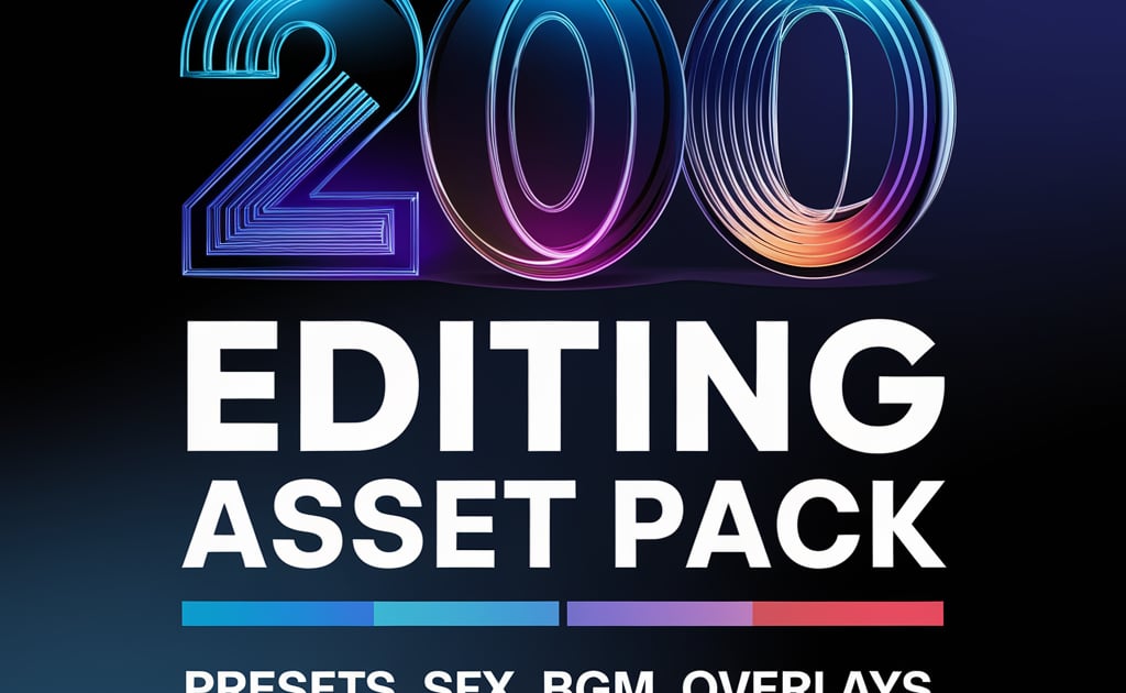 200 GB+ Video Editing Assets Pack | Editors Gurukul