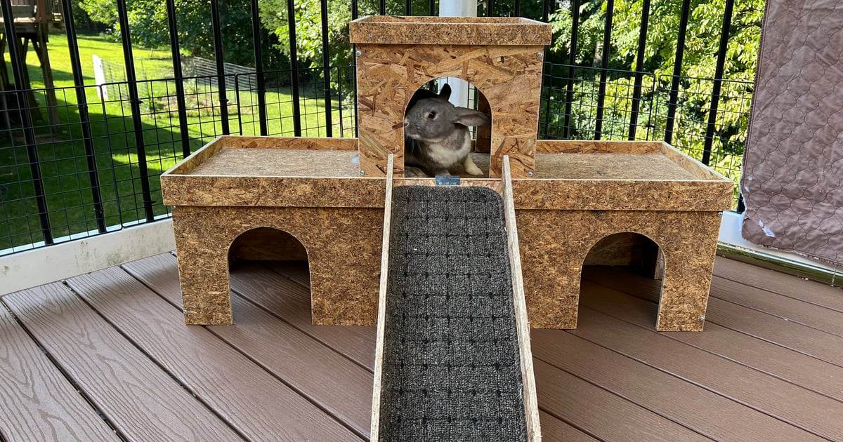 "The Windsor" 2-story bunny castle with east and west wings | Friends ...