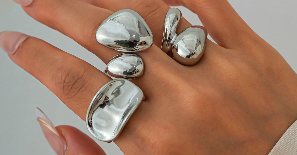 Modern Silver Statement Rings | Lady Bird