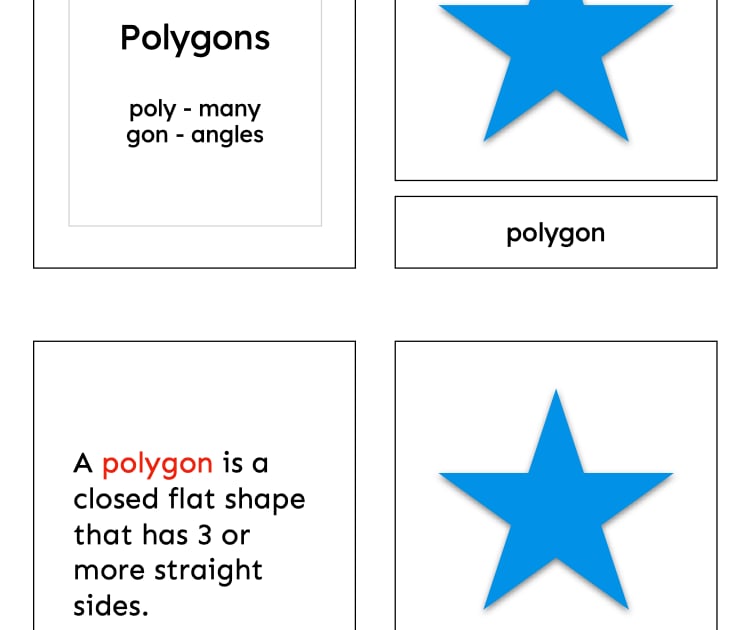 Types of Regular Polygons | Montessori Meisha